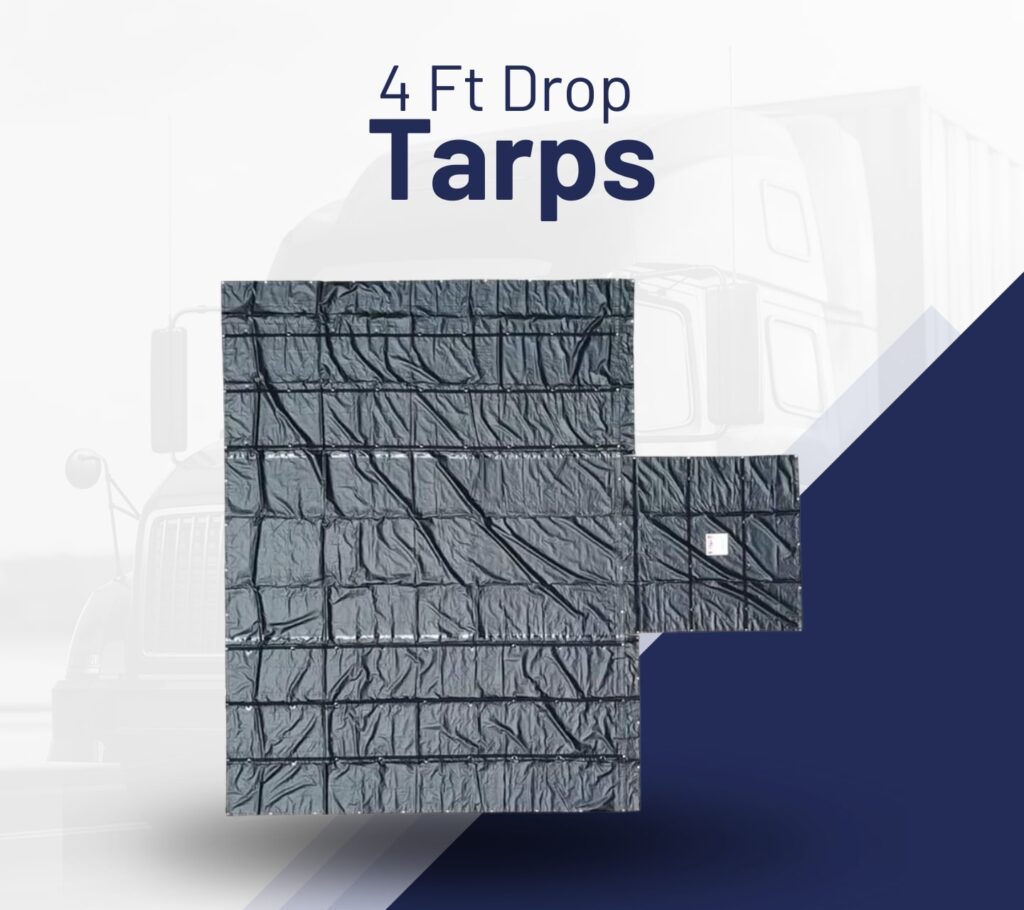10 Ft Drop Tarps Extra Tall Heavy Duty Flatbed Lumber Tarps